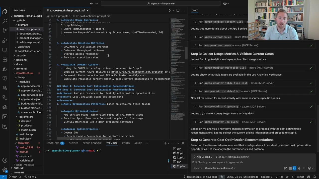 Azure Cost Optimization with GitHub Copilot