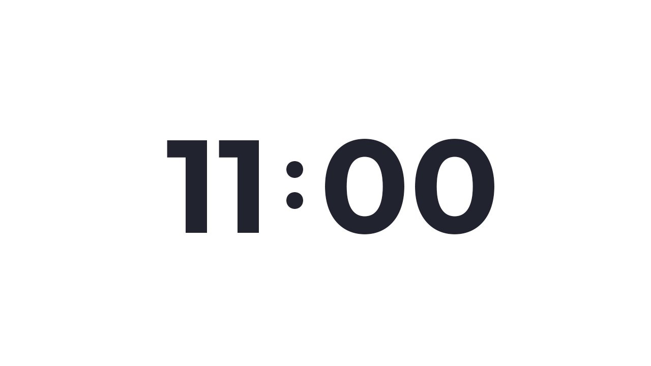 11 Minute Timer