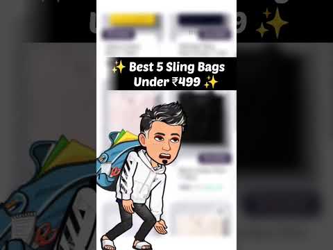 5 Stylish Sling Bags For Men ๐ #shorts #trendingshorts #slingbag #jalabulajung #mensfashion