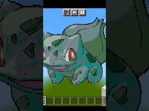 bulbasaur pixel art #Minecraftshorts#pokemonshorts