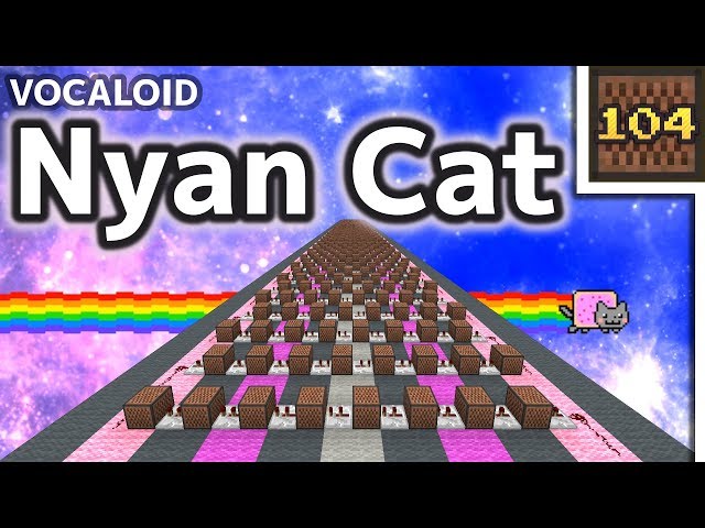 "Nyan Cat" noteblock tutorial Minecraft Map