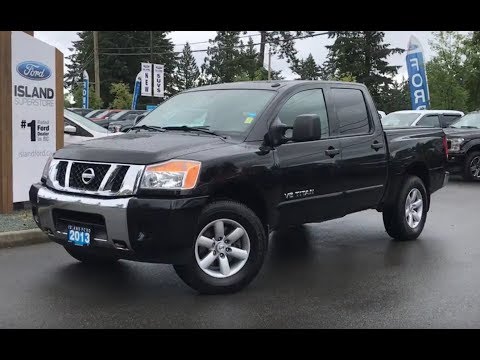 2013 Nissan Titan SV W/ Backup Camera, AUX, Tonneau Cover Review| Island Ford