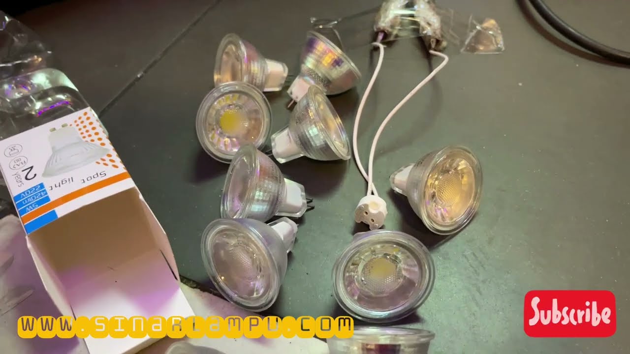 Lampu Fitting Tusuk MR16 Cahaya Kuning, Warm White, dan Putih