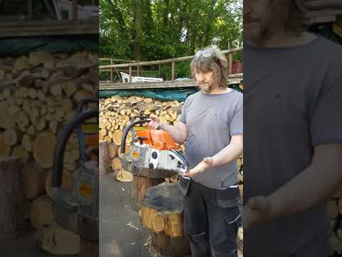 Stihl 048AV Powerhead. Last run before sending to new owner.