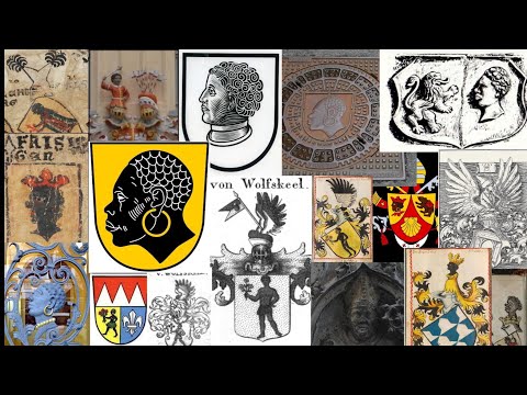 Historical Black Images found on Crests in Germany