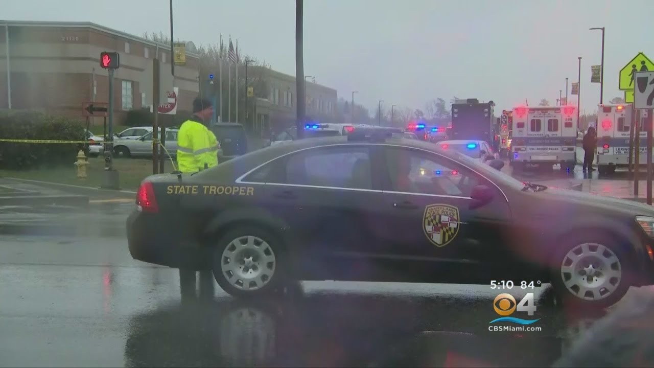 Gunman Dead, 2 Injured In Maryland School Shooting