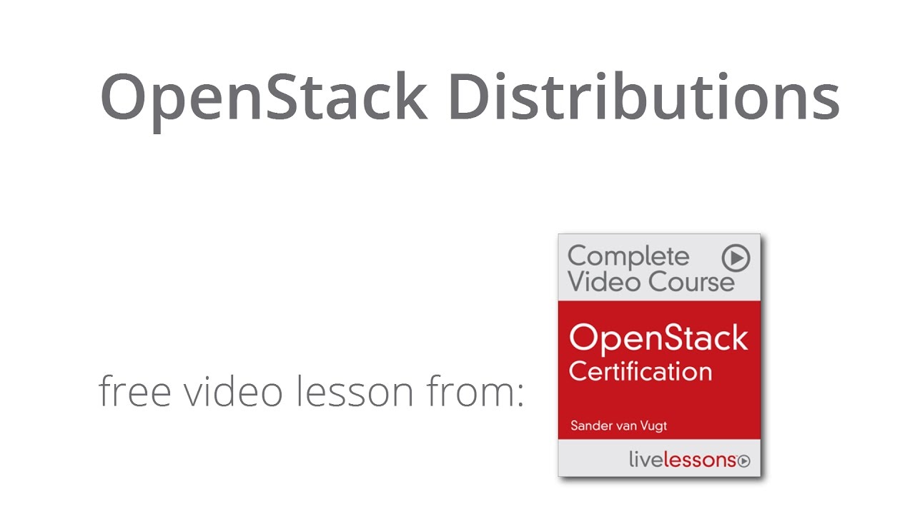 How to install OpenStack: use Distributions - Fundamentals OpenStack, free video lesson