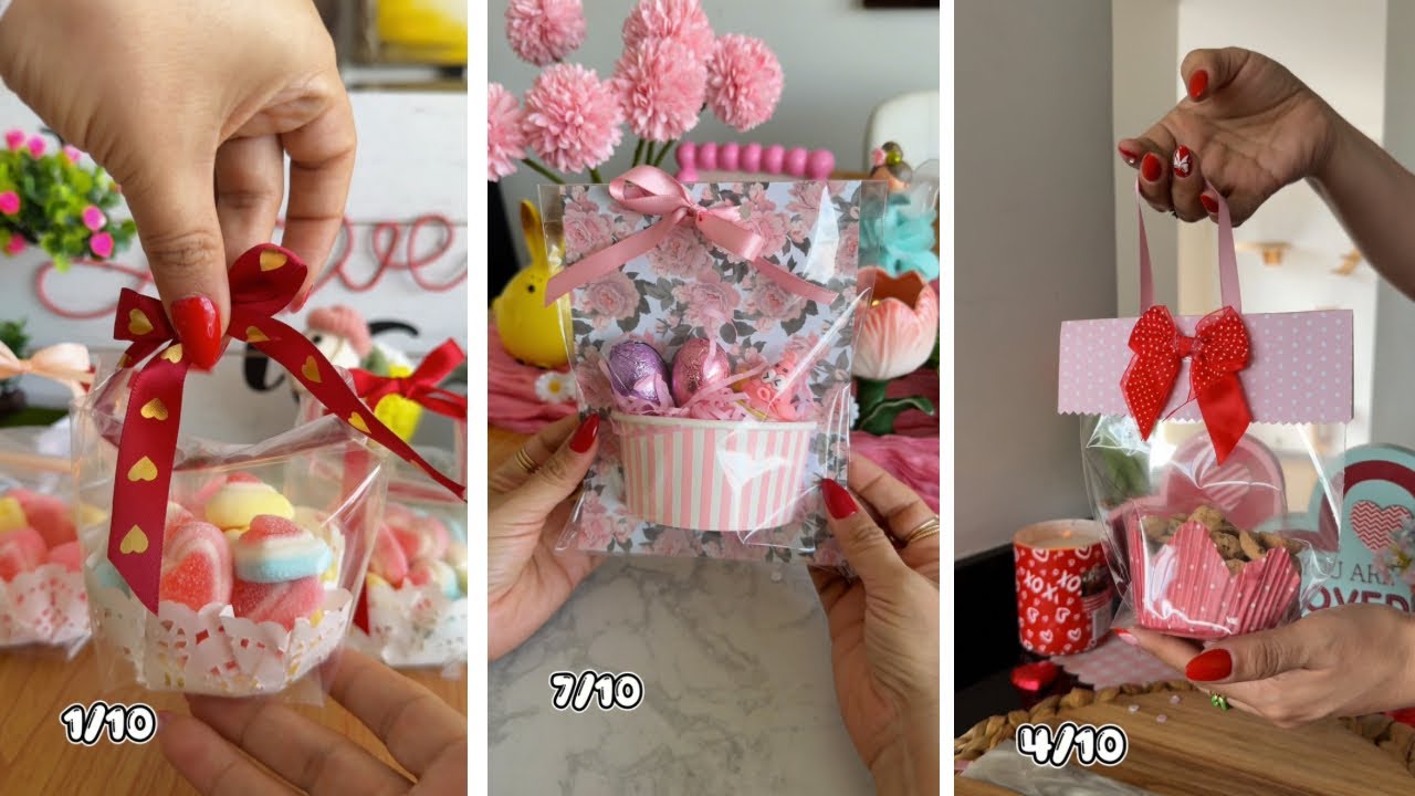 10 regalos con dulces fáciles pero con resultado IMPACTANTE 😍 #regalosunicos #manualidades 