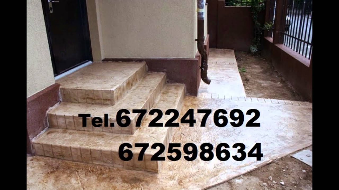 Ejecución Hormigon Impreso SERNA DEL MONTE (LA) 672247692 Madrid
