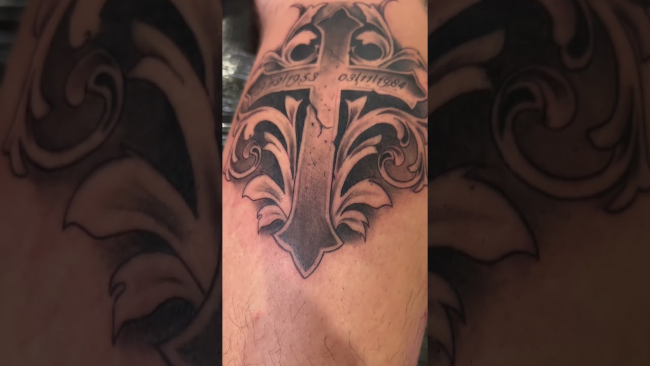 Cross Tattoo #tattoo #tattoos #tattooed #tattooartist #tattoolover #tattoodesign #tattoodesigns