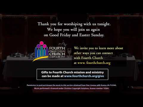 Maundy Thursday Tenebrae Service | April 6, 2023