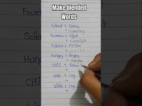 What other blended words do you know? #trending #subscribe