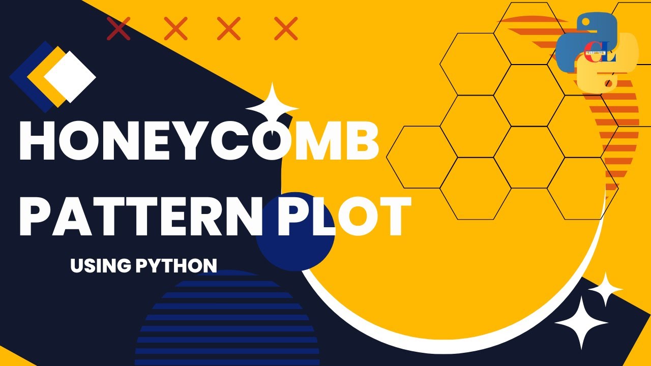 Honeycomb pattern plot using python