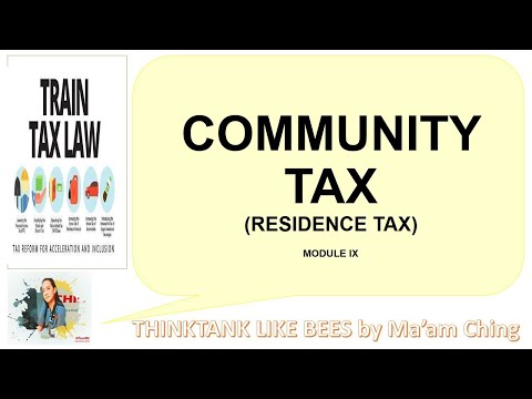 Community Tax in the Philippines @THINKTANKLIKEBEES