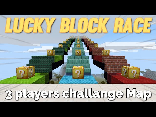 Lucky Block Race Map Minecraft Map