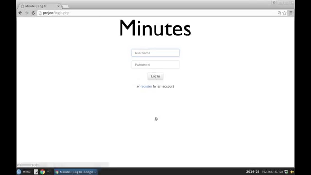 CS50x Final Project - Minutes