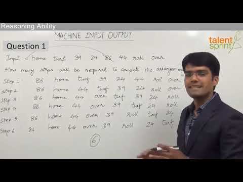 Machine Input-Output Model 1 - Example 1 Video Lecture - Crash Course for SSC CGL (English)
