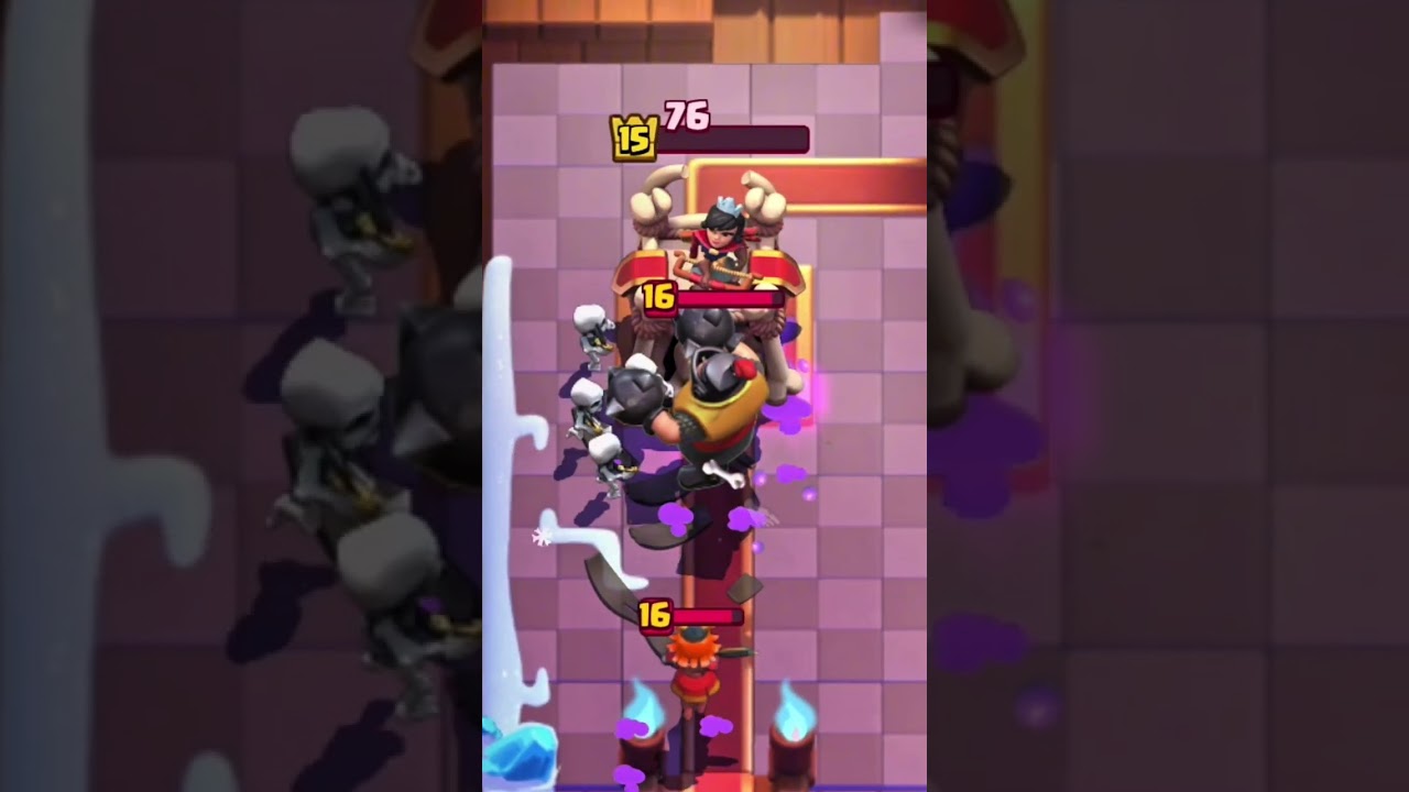 Bro lost to Skellybehh😭🥀#clashroyale