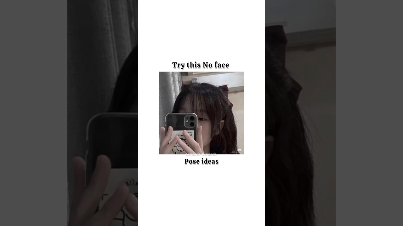 No face pose ideas #shorts #aesthetic #trending #selfie #photo