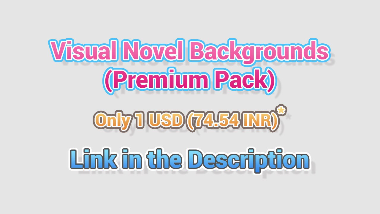Visual Novel Backgrounds (Premium Pack)