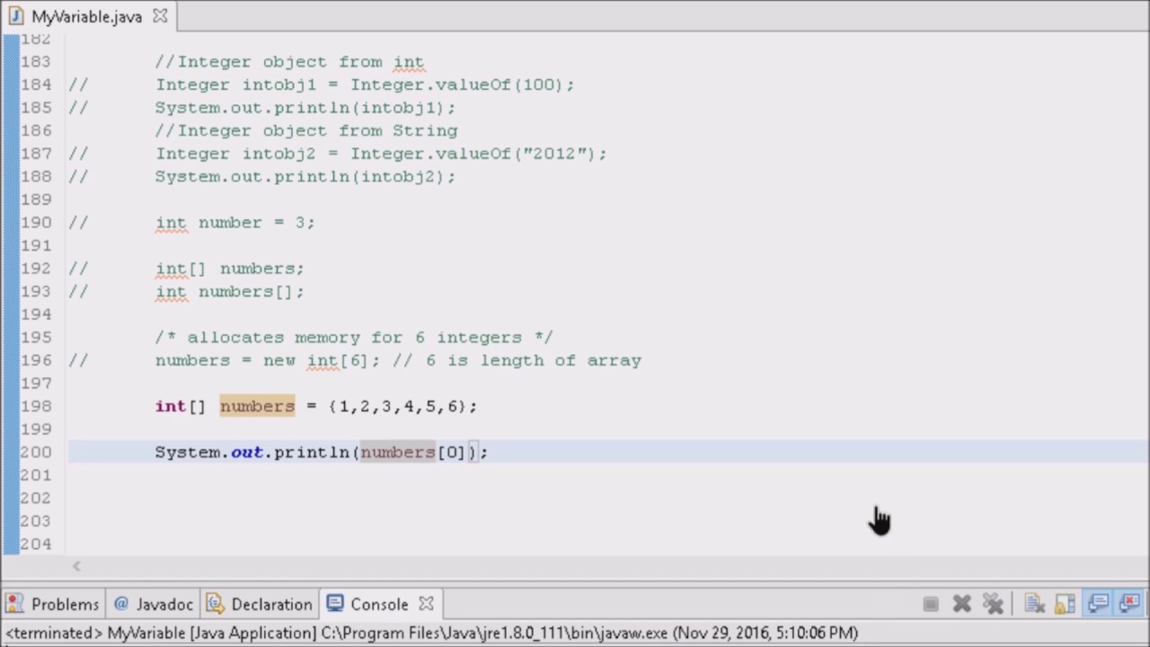 19. Khmer Java: Array