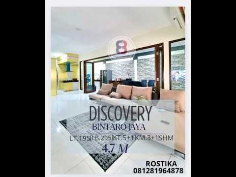 DIJUAL RUMAH HOEK DI DISCOVERY RESIDENCES BINTARO JAYA SEKTOR 9