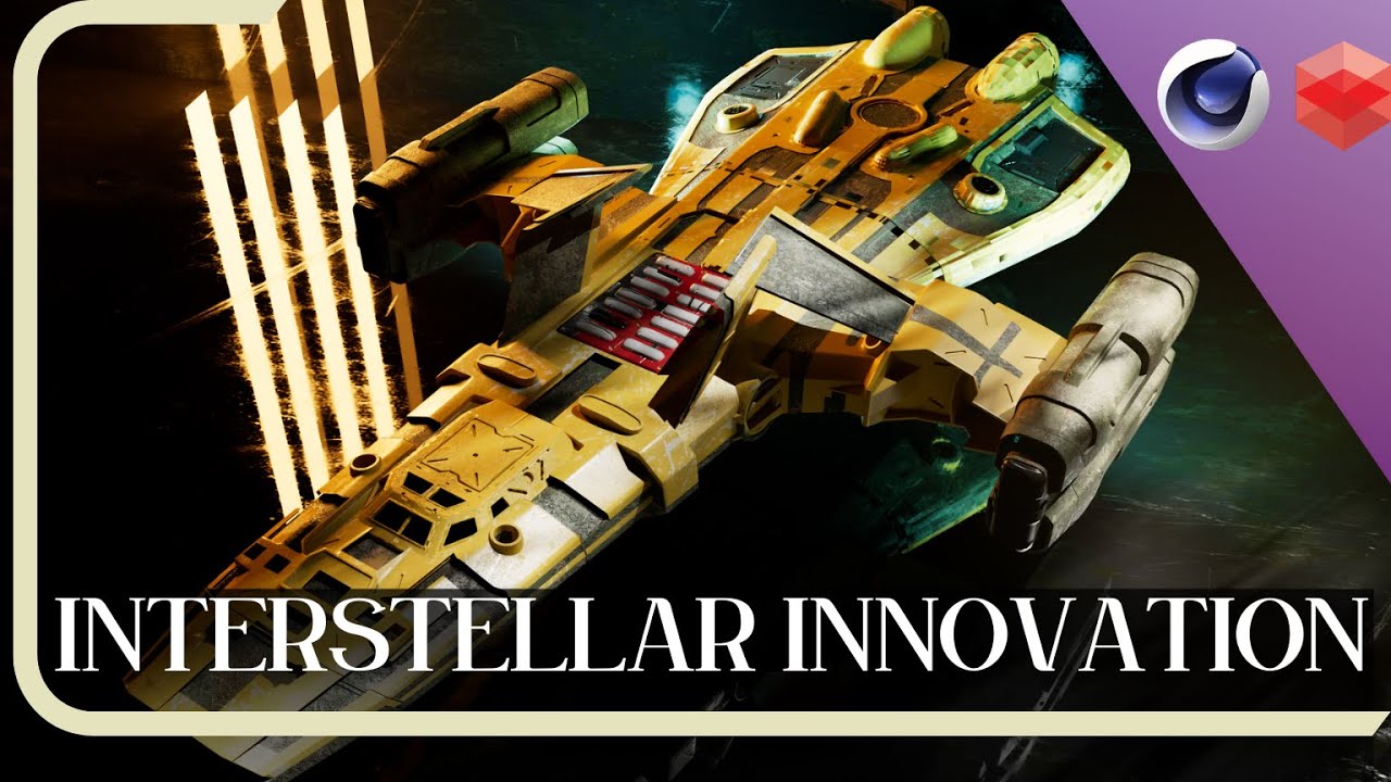 Voyage of Visualization | Spaceship Design in Cinema4d and Redshift