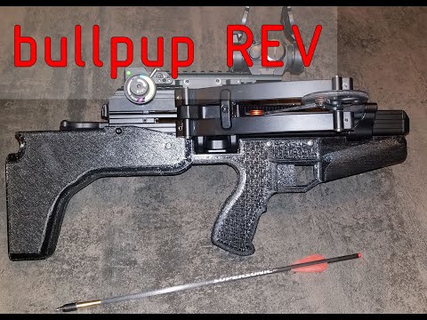 🦇 Bullpup Stock for REV Supersonic FMA crossbow・ STL File for ・Cults
