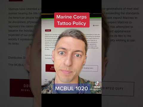 Marine Corps Tattoo Policy Update #usmc #marinecorps #usmarines #
