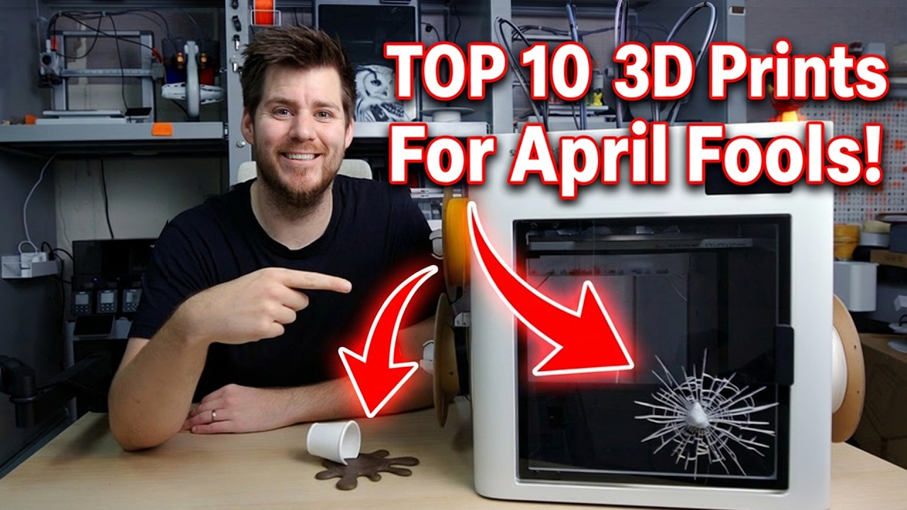 TOP 3D Prints For April Fools 2026! - Quick 3D Prints - Perfect for Beginners!