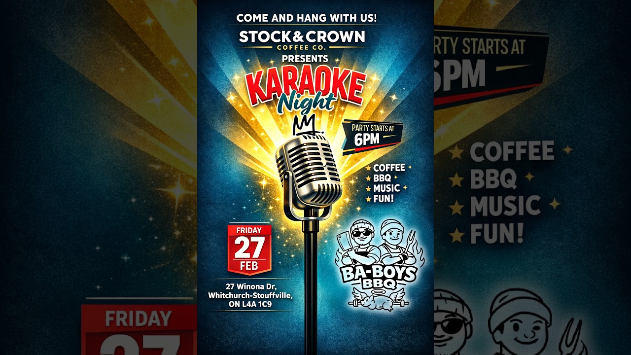 Karaoke Night at Stock and Crown Coffee