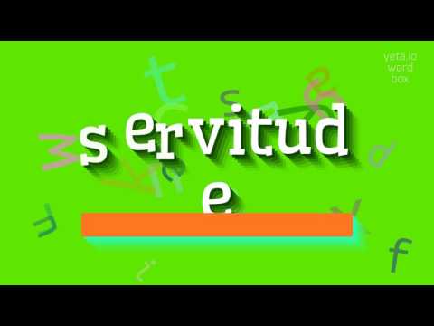 How to say "servitude"! (High Quality Voices)