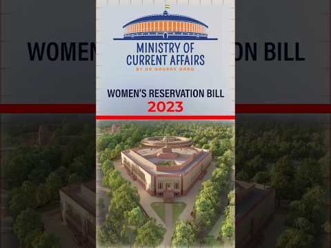 Women's Reservation Bill 2023 in just 60 seconds #shorts