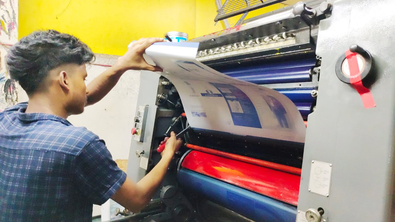 Printing Process by Heidelberg MOE