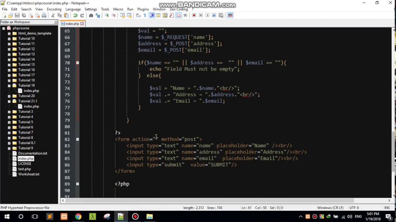 21.2 PHP Basic Fundamental Super Global Variable $ REQUEST AND $ POST