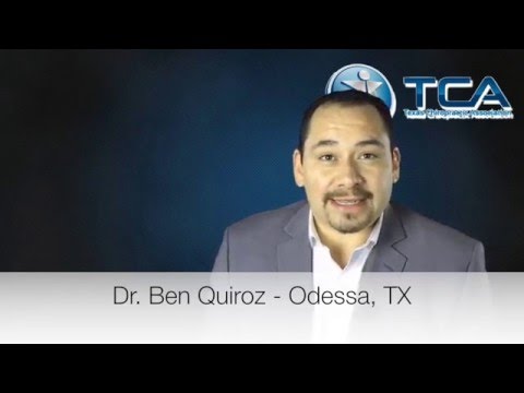 Dr Ben Quiroz Chiropractor Odessa TX TCA Chiropractic Development Initiative CDI Texas Chiropra