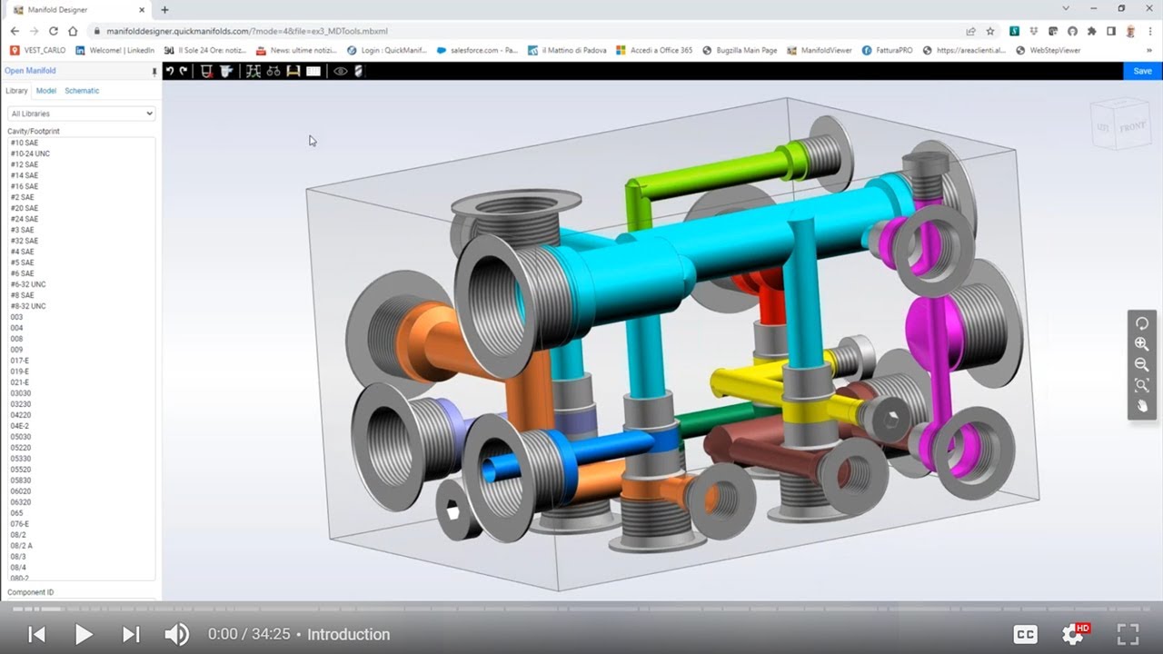 Intro to Manifold Design on a Web Browser