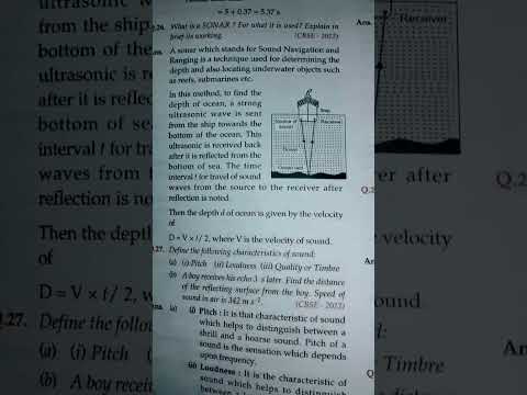 ch12 sound class 9 short questions