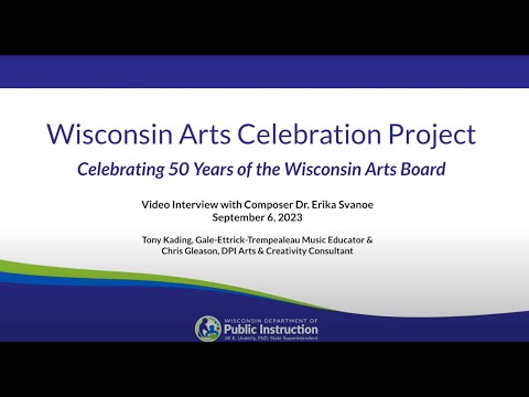 Music Curriculum – 50 Years of the Wisconsin Arts Board
