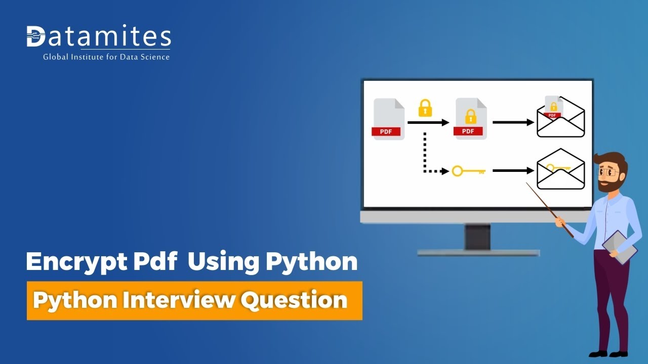 Password protection of pdf file using python | Encrypt pdf file