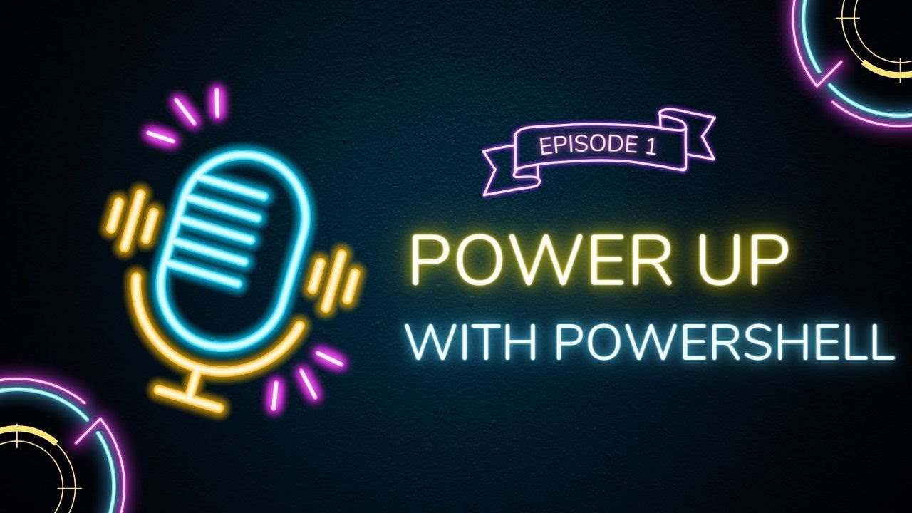 You need to learn powershell NOW