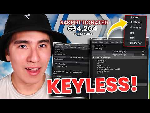 INFINITE ROBUX! Pls Donate Exploit Script GUI AFK Robux *OP Method* (2025)