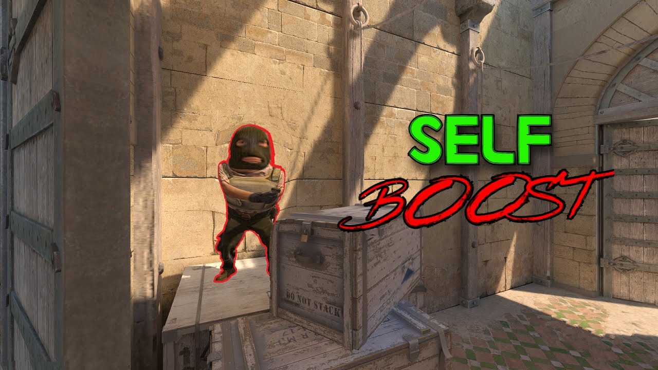 HOW TO SELF BOOST LONG DOORS ON DUST 2 | CS 2 DUST 2 SELF BOOST (PATCHED)