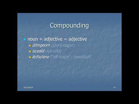 6 - Old English Word Formation