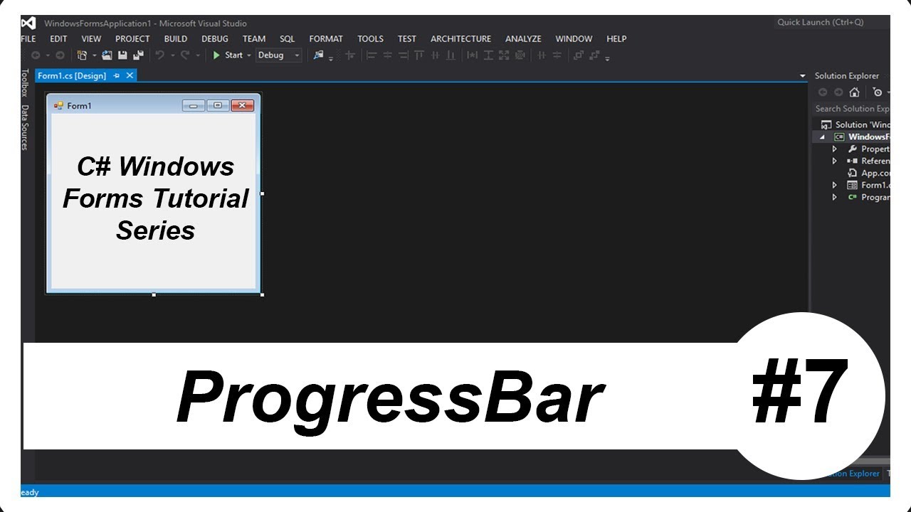C# Windows Forms Tutorial #7 - ProgressBar