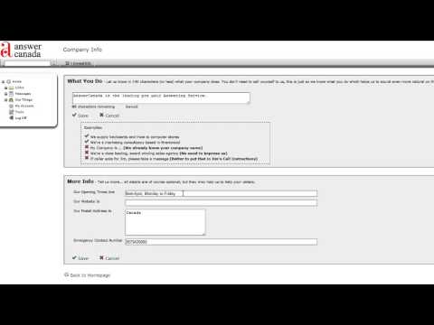 3-Adding Company Information and Screen Setup