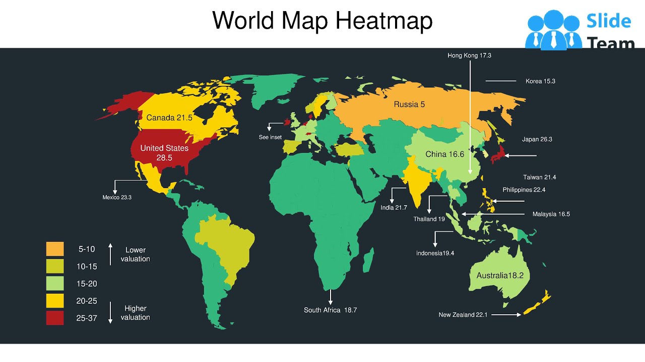 World Map Heatmap