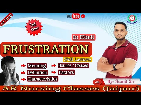 Frustration definition, characteristics, couses, factors of frustration @arnursingclasses