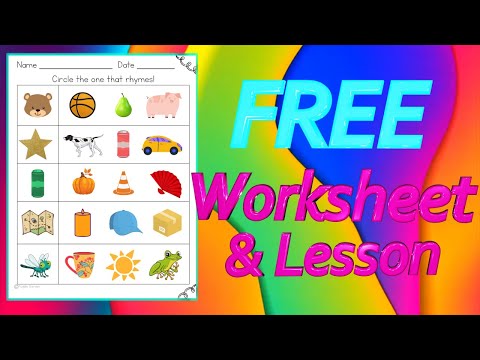 Rhyming Words for Children | Fun Guided Reading lesson | Educational Video for Early Literacy!