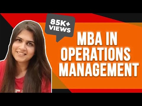 MBA in Operations Management | Syllabus | Course | Careers | Colleges |